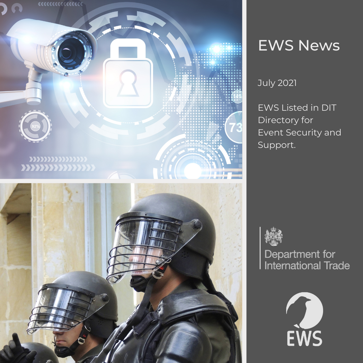 EWS recognised by the Department for International Trade – EWS